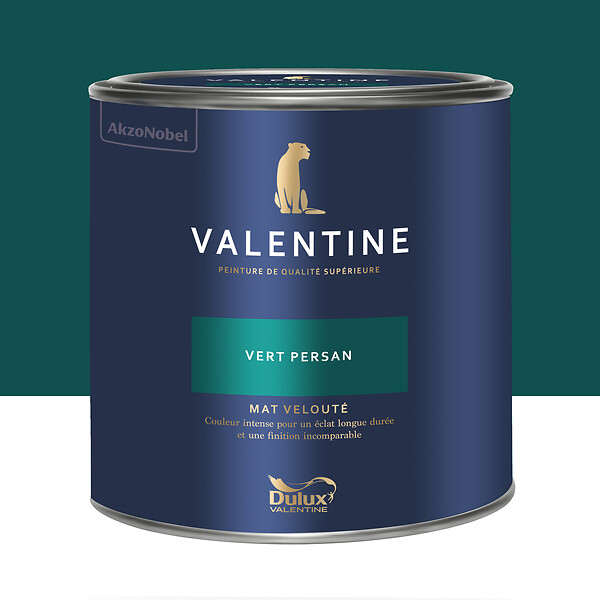Peinture Murs et boiseries Valentine - Mat Velouté - Vert Persan - 2L ...