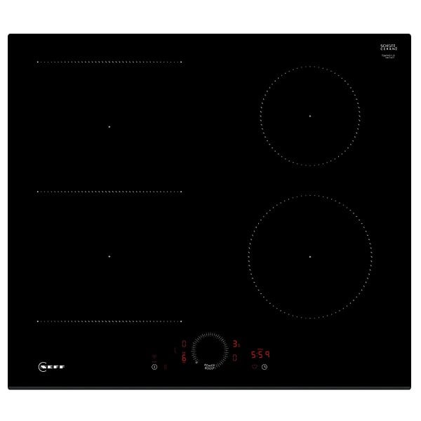 table de cuisson induction 60cm 4 feux 6900w noir - T56FHS1L0 NEFF ...
