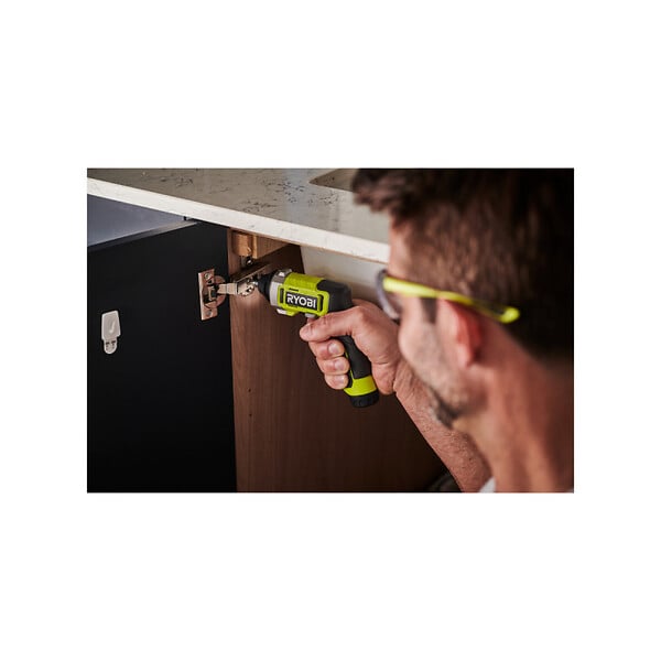 Tournevis RYOBI 4V USB Lithium - 1 batterie 2,0Ah - coffret 10 embouts ...