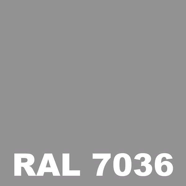 Laque Polyurethane Mat - Metaltop - Gris platine - RAL 7036 - Pot 5L ...