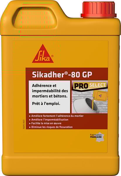 Additif adhérence mortiers Sikadher - 2L | Bricomarché