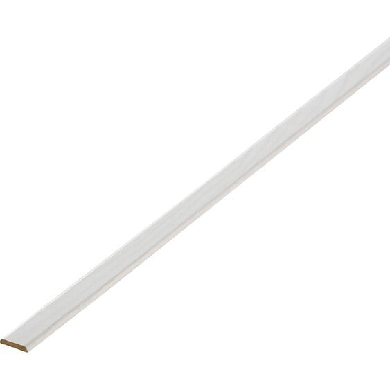 Champlat revêtu 2 arrondis frêne blanc 5x30mm L.2.40m | Bricomarché