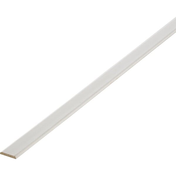 Champlat revêtu 2 arrondis - Blanc - L2,40m 5x30mm | Bricomarché