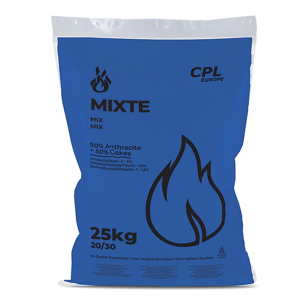 Charbon mixt 20-30 - 25kg HOMEFIRE | Brico Cash