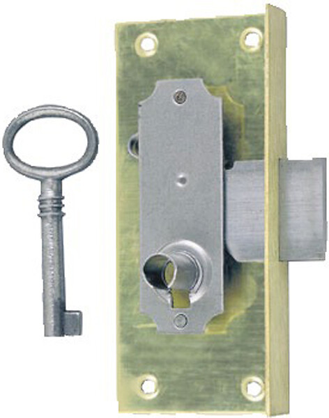 Serrure à entailler de bibliothèque 514 axe 20mm largeur 40mm gauche ...