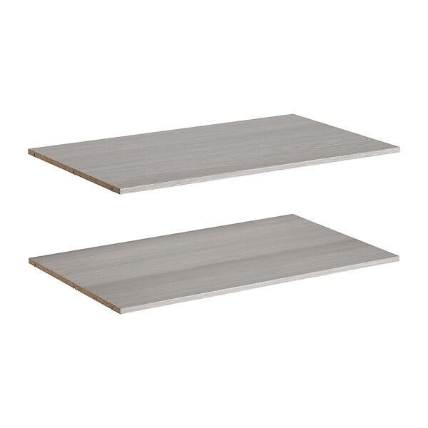 Tablette pour dressing Rubyx - Chêne gris - Lot de 2 - L97xP57cm MODE ...