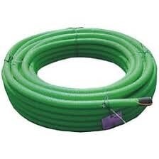 Gaine annelée pour réseaux enterrés - Polyéthylène - Vert - 50m D40mm ...