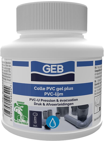 Colle PVC Gel Plus Ppl 125Ml GEB | Bricorama