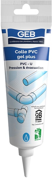 Colle PVC rigide pression et evacuation GEB | Bricomarché
