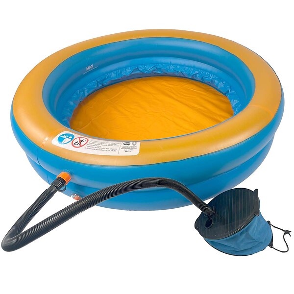 Waterclip - Piscine gonflable à bulles pour enfant Ø105x23cm avec ...
