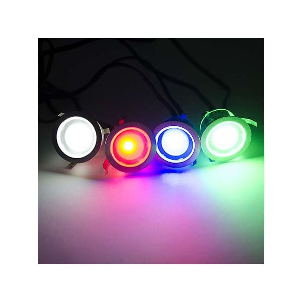 Kit de Petits spots LED 0,3W Extérieur Encastrable - Blanc Froid - 56 ...