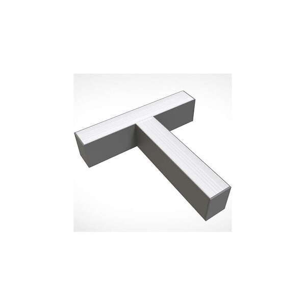 Connecteur T 12W pour Réglette LED Fine Argentée Linkable Blanc Naturel ...