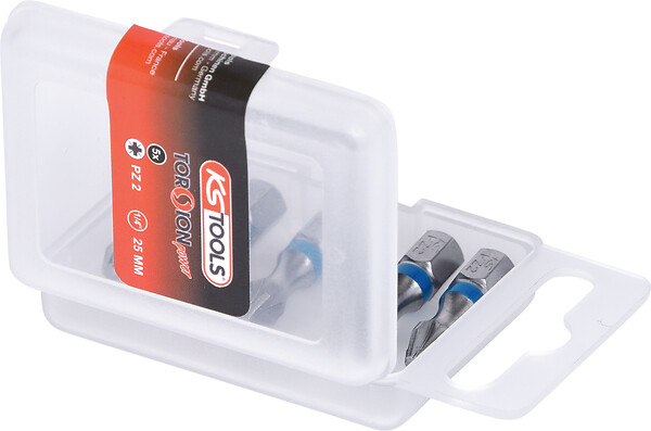 Embouts à code couleur POZIDRIV 1/4 - PZ2 - Bleu | Bricomarché