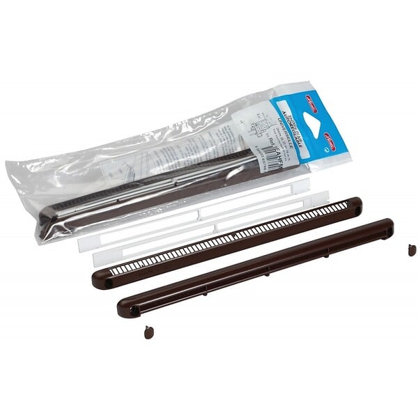 ENTREE AIR UNIV 250X12 MARRON NICOLL | Bricomarché