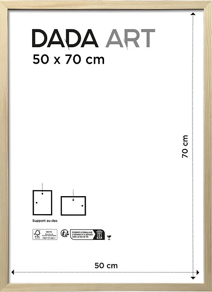 CAD BRUT 1ERPRIX A PEIND 50X70 cm DADA ART | Bricomarché