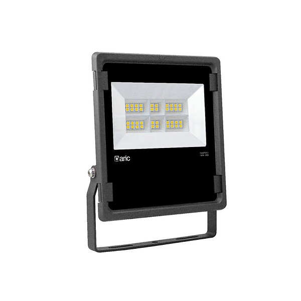 Projecteur Extérieur Twister 3 LED 100W 3000K Noir - ARIC | Bricorama