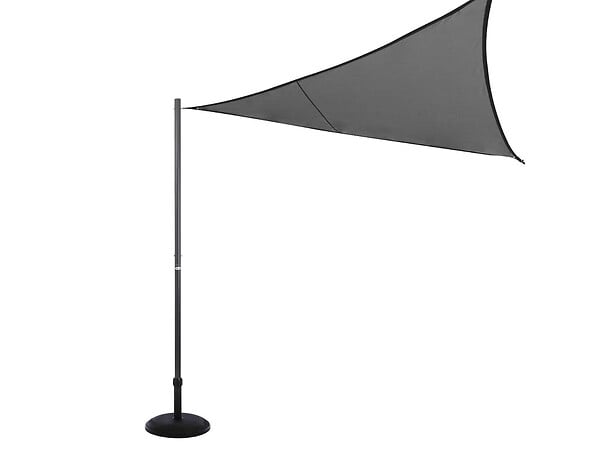 Mât de fixation pour voile d'ombrage Ø 50 mm - 2,55 m - Hespéride ...