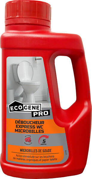 Deboucheur express wc microbilles ecogene pro 500g | Bricomarché