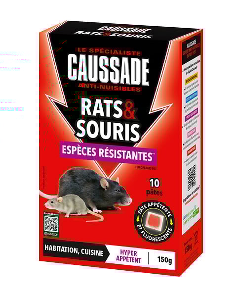 Rats & souris - FLU'OPERATS PAT Espèces Résistantes 150 g | Bricomarché