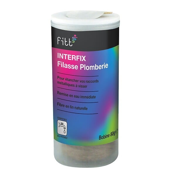 Filasse de plomberie Interfix 80g FITT | Bricomarché