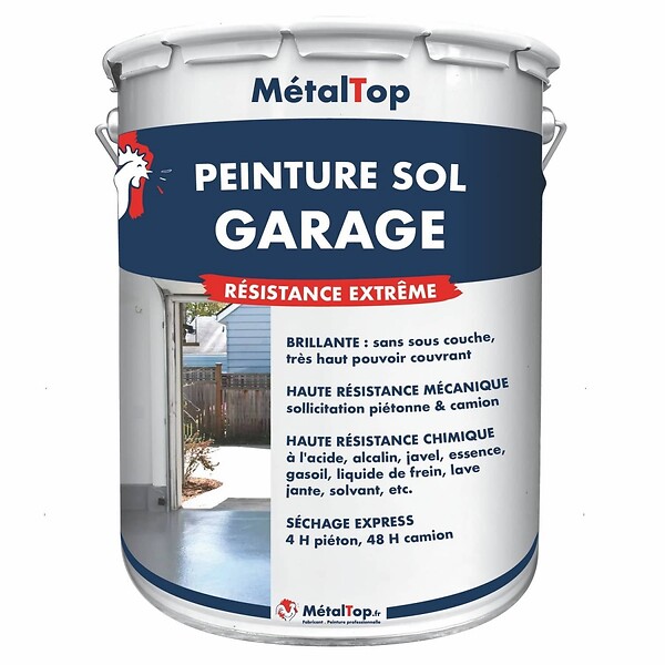 Peinture Sol Garage - Vert réséda - RAL 6011 - Pot 5L | Bricorama