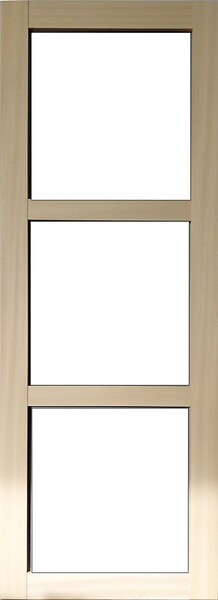 Porte Coulissante bois Ayous Vitrage transparent H204 x L73 + Rail à Â ...