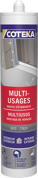 Mastic multi-usages gris 290ml COTEKA | Bricorama