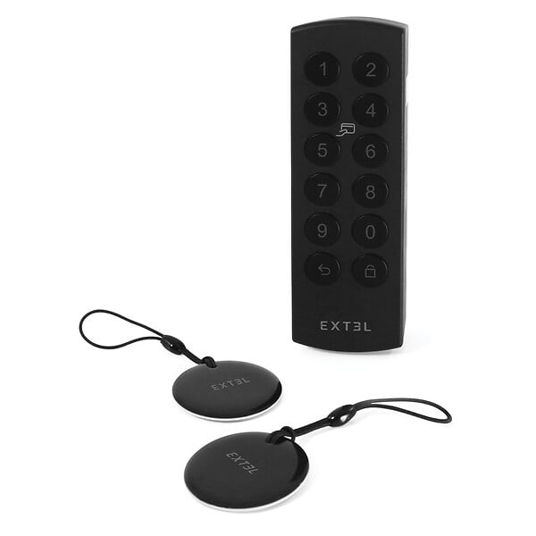 Clavier sans fil bluetooth - Lecteur de badges - pour serrure connectée Extel Lock - Extel ...