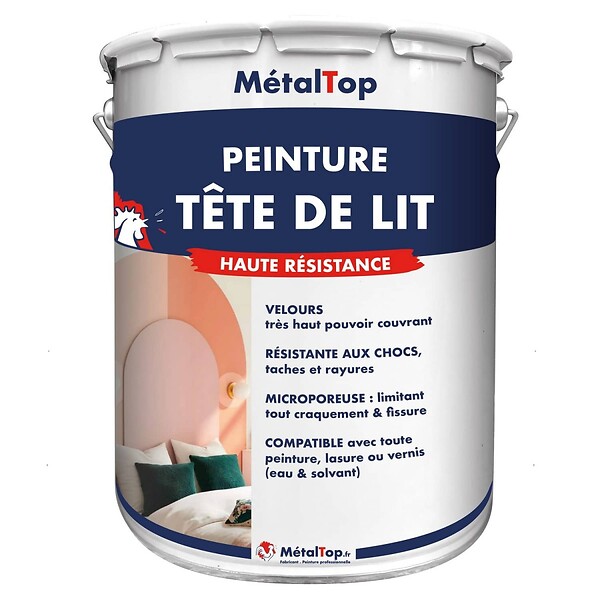 Peinture Tete De Lit - Gris graphite - RAL 7024 - Pot 1L METALTOP ...