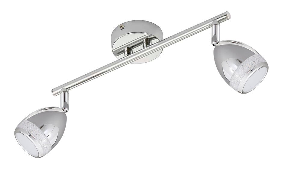 Réglette 2 spots salle de bain IP44 | Bricorama