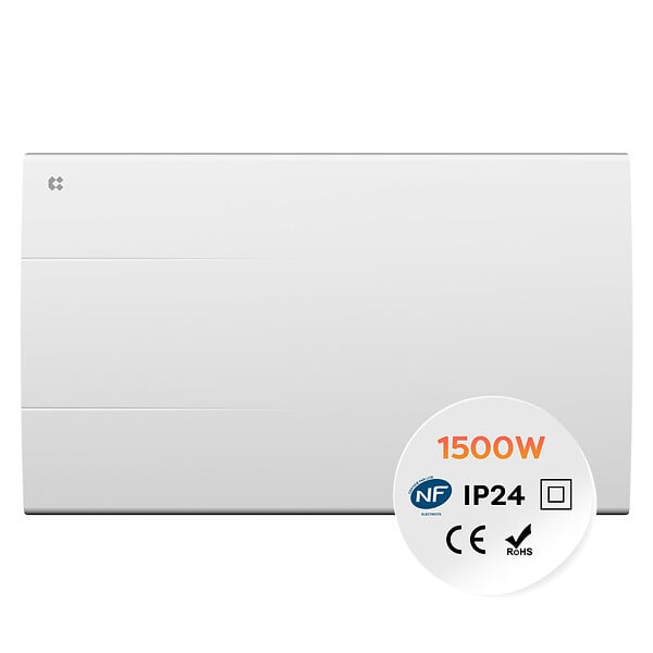 CIARRA CDHT15E Radiateur Electrique Mural 1500W 10-15㎡ Chauffage IP24 ...