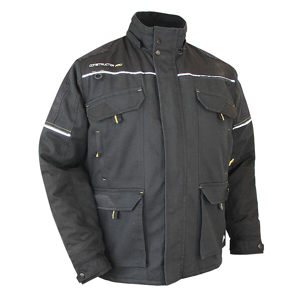 Blouson col montant zippé Constructor Niveau - Gris carbone - T2 LMA ...
