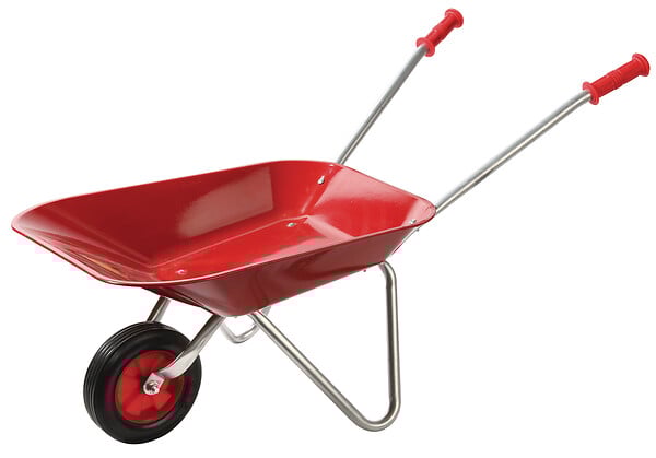 Brouette métallique rouge enfant S&J | Bricomarché