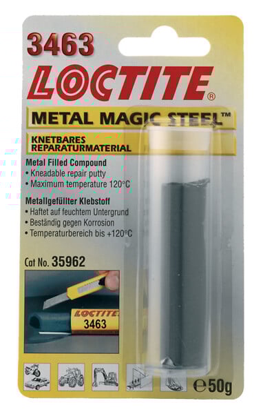 Mastic epoxy EA 3463 metal magic steel Bl - tube 50g LOCTITE | Bricomarché