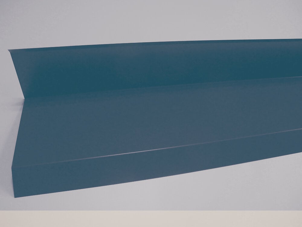 Rive contre mur acier galva 1045 210cm bleu | Bricorama