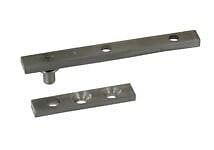 Pivots d'armoire acier brut 50mm - 4 pièces COTEKA | Bricorama