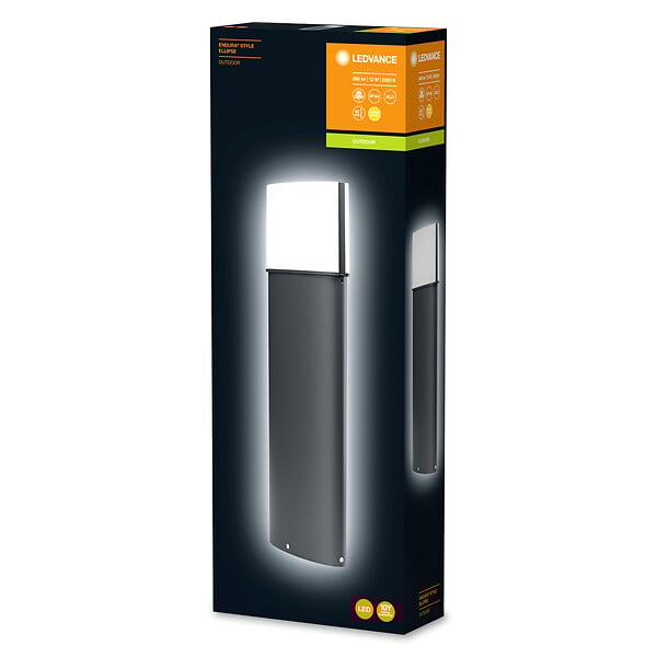 Borne extérieure LED Endura style ellipse - Gris - 50cm LEDVANCE ...