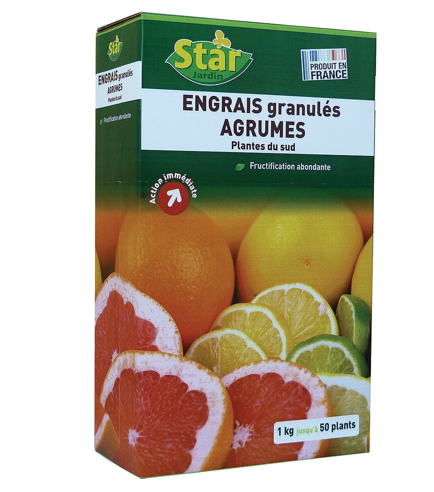 Engrais granulés agrumes et plantes du sud 1kg | Bricomarché