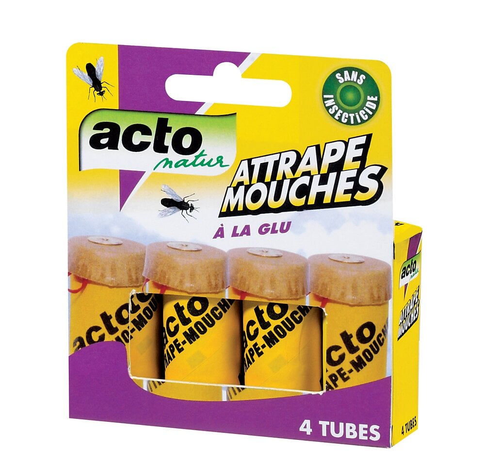 Attrape-mouches à la glu 4 tubes | Bricomarché