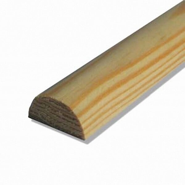 Demi-rond Pin 10x23mm L.2.38m SUP BOIS | Bricorama