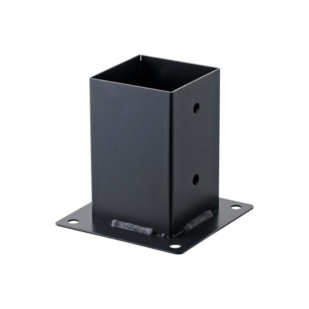 SUPPORT POTEAU A VISSER 9X9 CM RAL7016 Bricomarch 