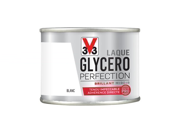 Peinture laque Glycero - Blanc - Brillant - 125ml | Bricorama