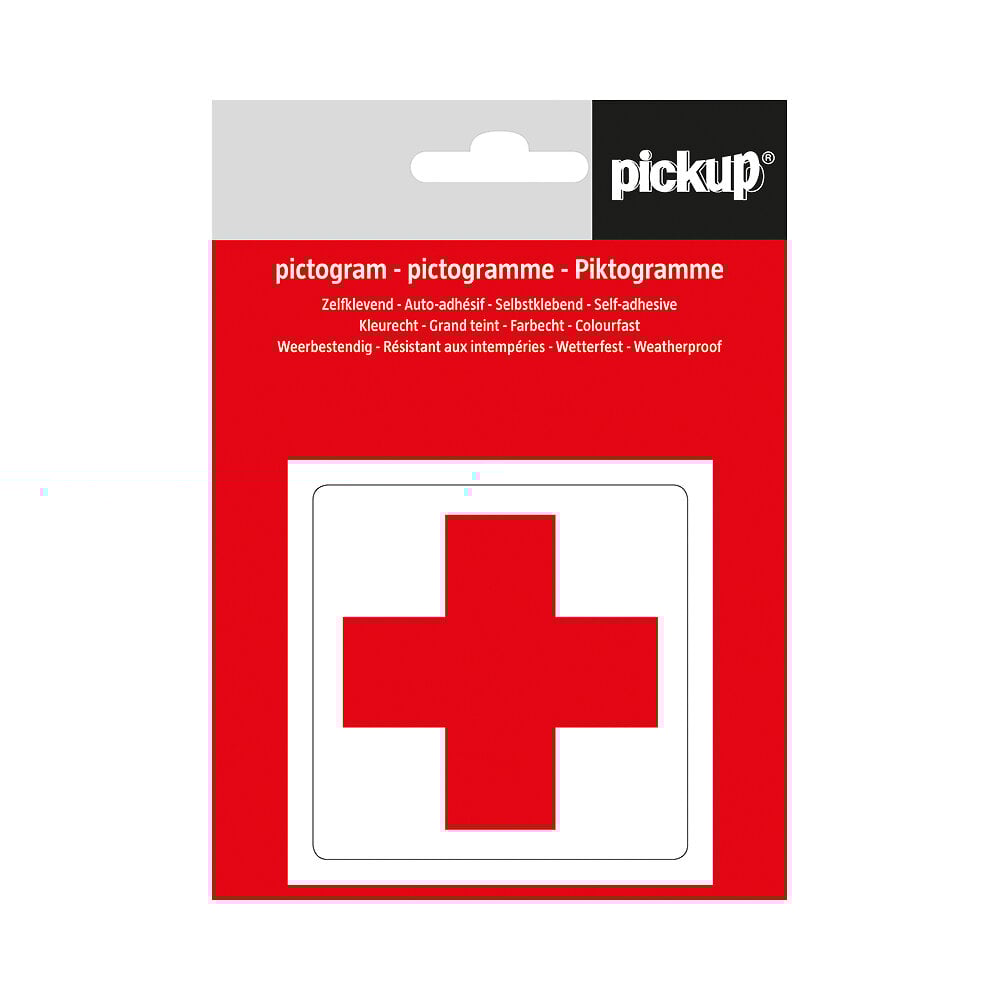 Picto 7.5x7.5cm Croix rouge | Bricorama