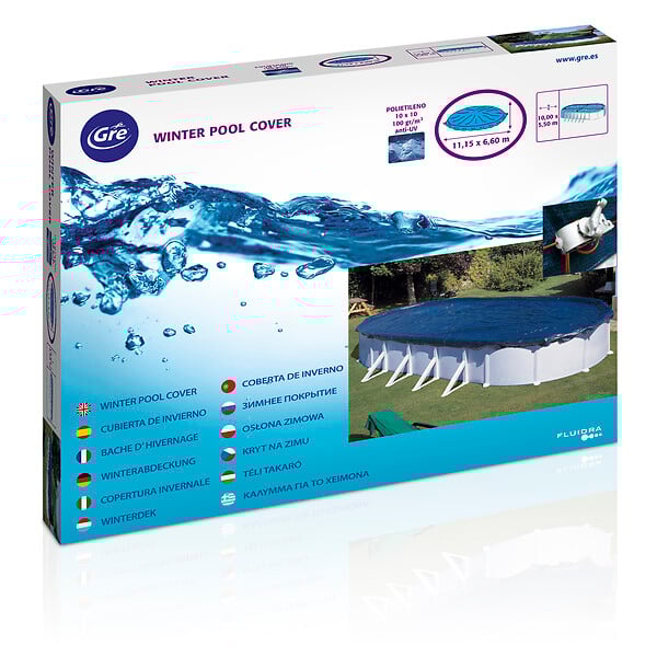 Bâche hiver 120g -m2 pour piscine D.3.50m | Bricomarché