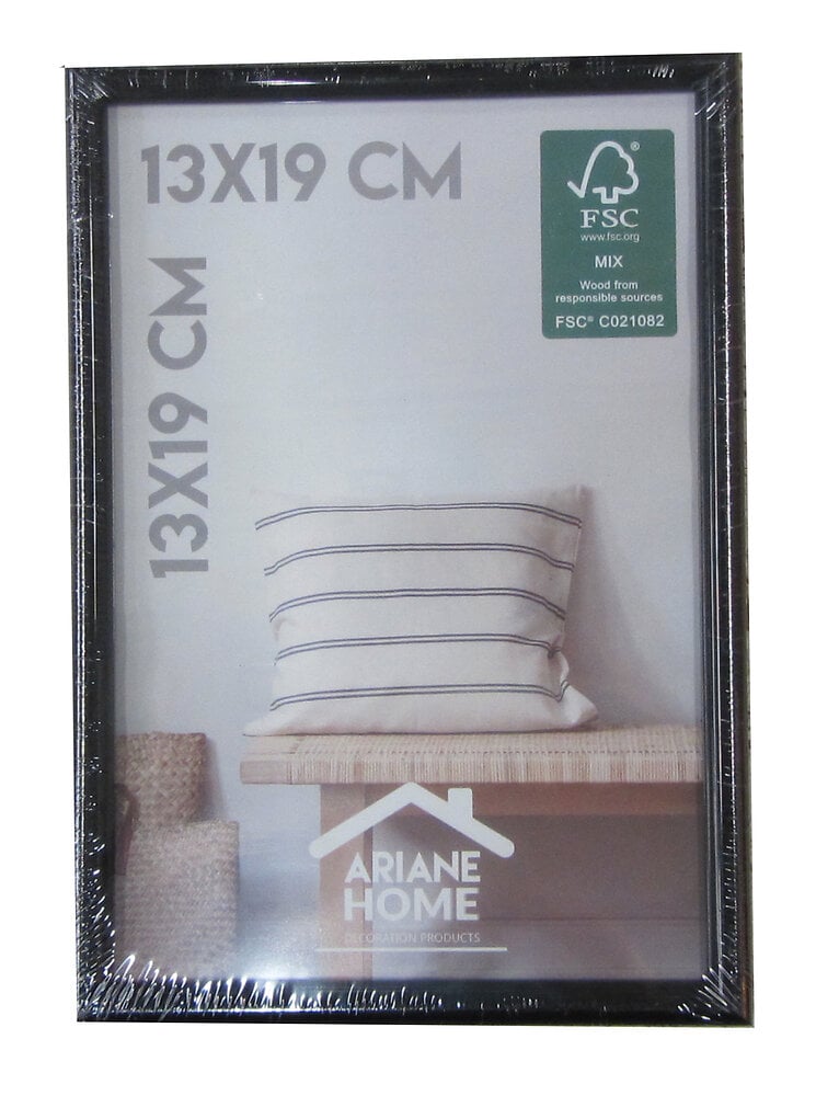 CADRE JONC PLASTIQUE NOIR 24X30 CM | Bricomarché