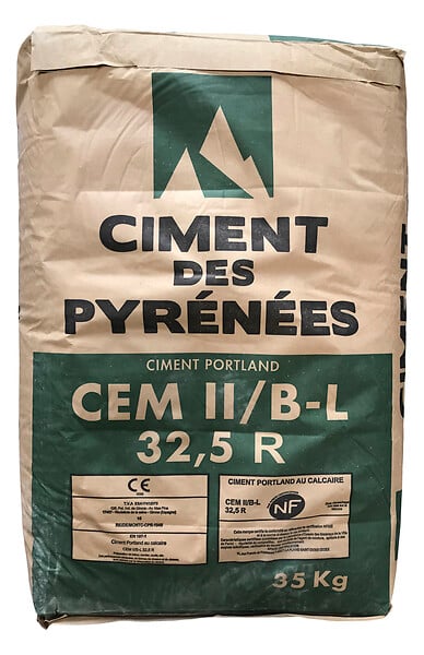 Ciment des pyrénées - Gris - 35kg C.PYR | Bricorama