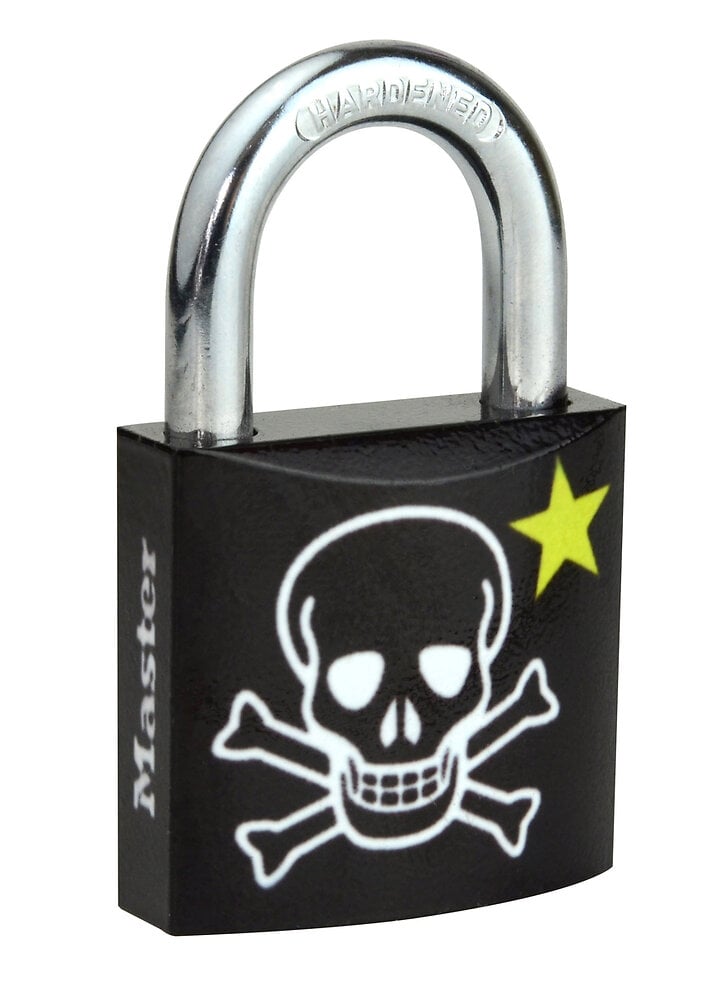 Cadenas à code et tête de mort 30mm anse d.5xh.18mm | Bricomarché