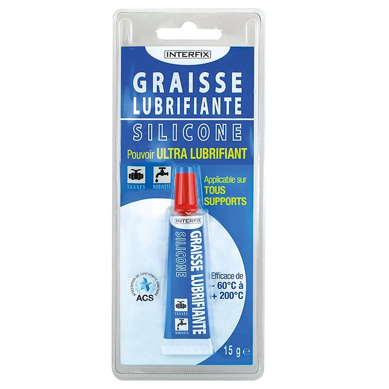 Graisse silicone lubrifiante Interfix 15g | Bricomarché