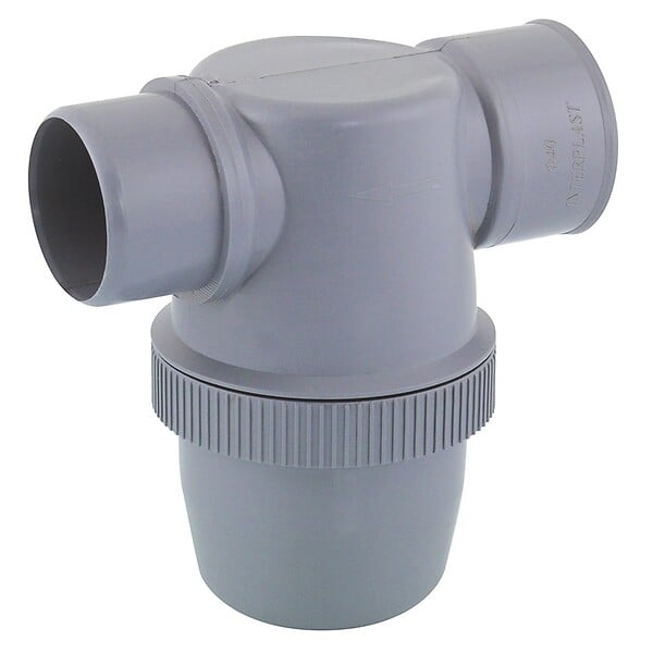 Siphon de parcours PVC D.40 FITT | Brico Cash
