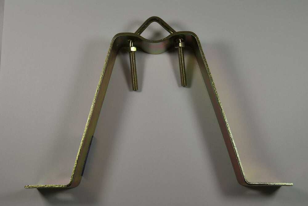 Fixation mât D30 à 45mm - déport 180mm | Bricorama